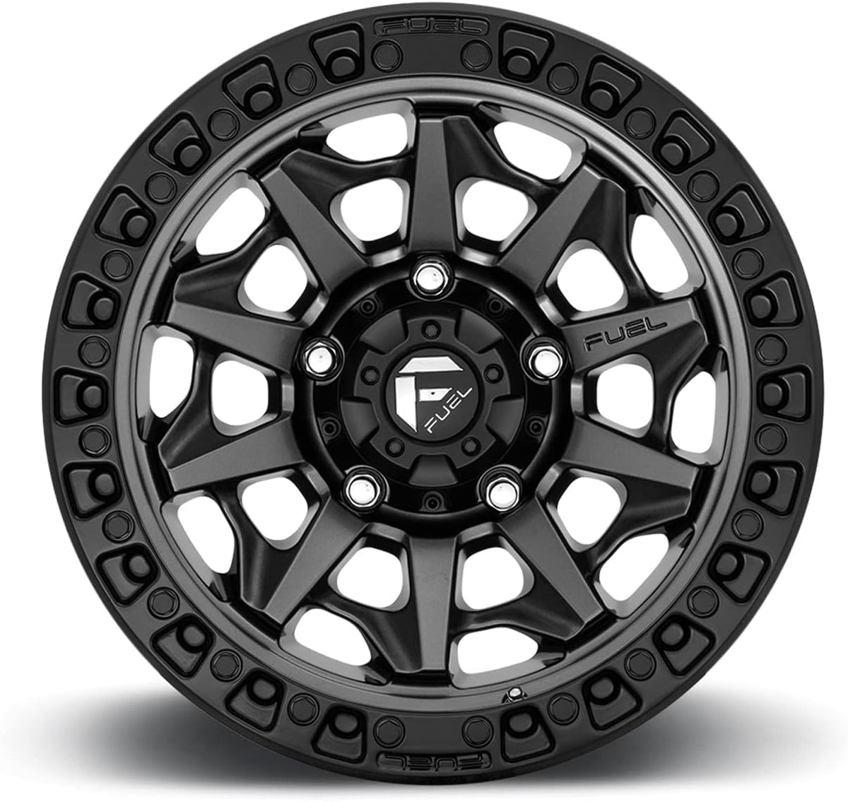 4 Llantas Covert D694 17X9″ 5x127 Black - Fuel – DOBLETRACCION